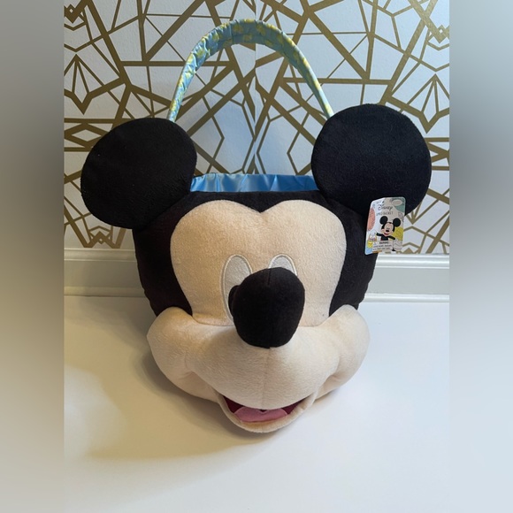 Disney | Other | Nwt Jumbo Mickey Mouse Plush Gift Basket Bucket | Poshmark